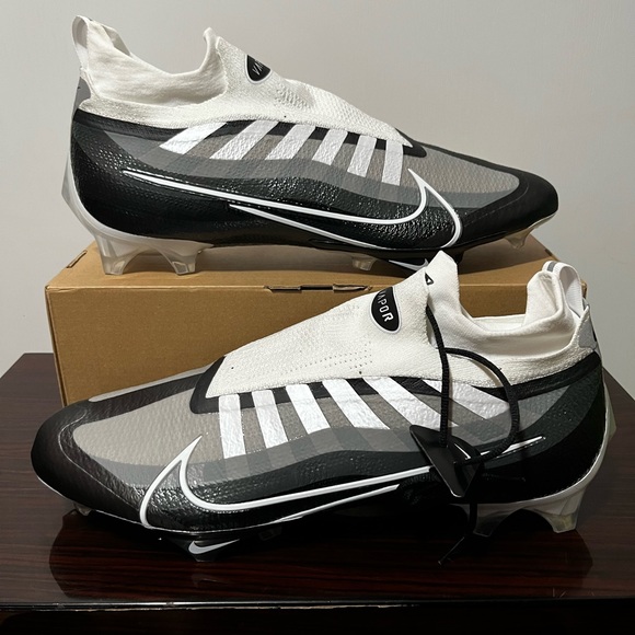 Nike | Shoes | Men Nike Vaporedge Elite 36 Flyknit Cleats Black Grey ...